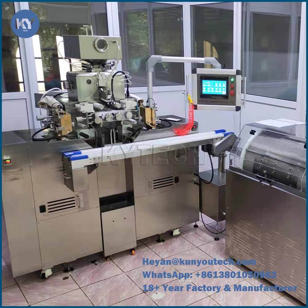 Automatic Soft Capsule Machine with 10 Plungers