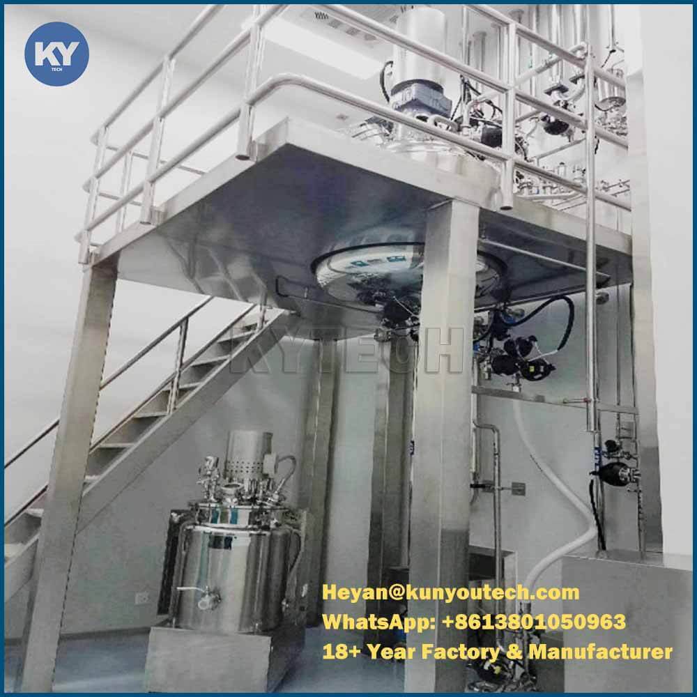 600L Softgel Gelatin Melting Tank With Vacuum Design / Stirring ...