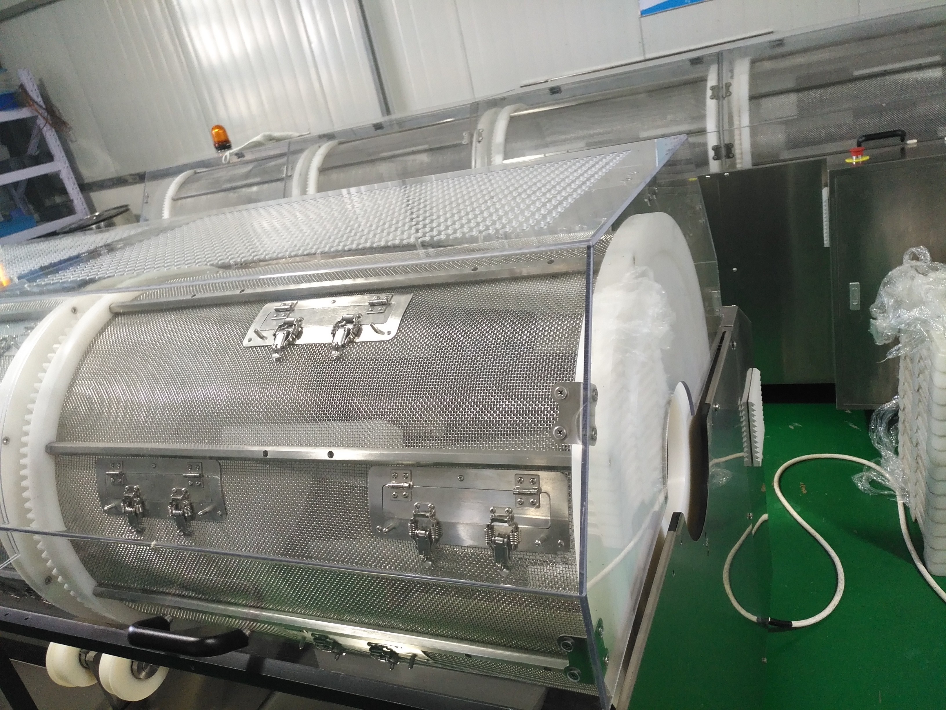 0.75 kw Largest 700*1030mm Softgel TUMBLER Drying Equipment With Big ...