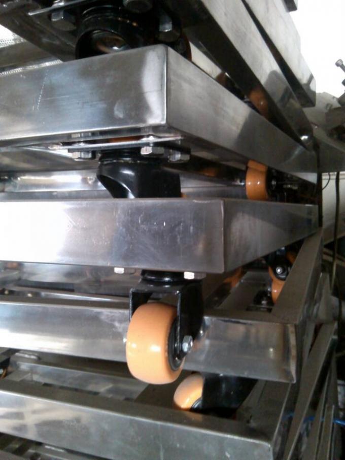 Stainless Steel Trolley For Moving The Plastic Drying Trays / Movable ...